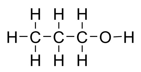 File Propanol Flat Structure Png Wikipedia