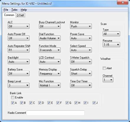 IC V Radio Programming Software