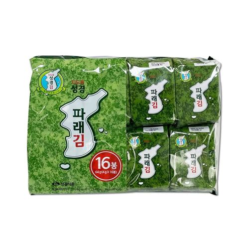 성경김 재래식 파래김 도시락김 16단 4g X 128봉 16봉x8개 조미김 홈플러스 판매자택배