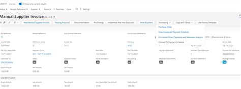 Where Can I Find Matched Po Receipts To Invoice Ifs Aurena Ifs Community