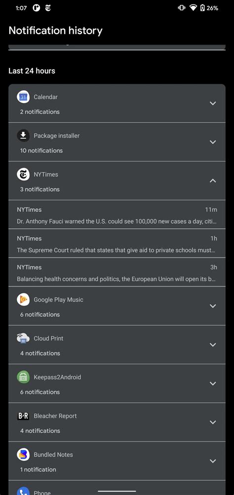 How To See Dismissed Notifications On Android 11 Android Gadget Hacks