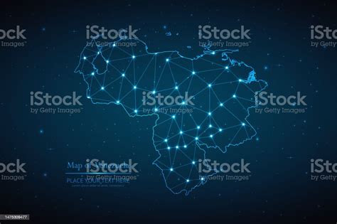 베네수엘라 기하학적 메쉬 다각형 네트워크 라인의 추상지도 0명에 대한 스톡 벡터 아트 및 기타 이미지 0명 3차원 형태