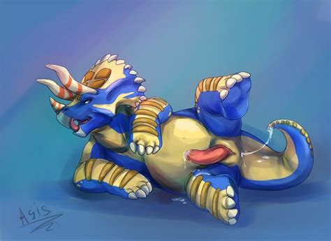Fossil Fighters Tricera By Dragonasis Furry Creampies Male Edition