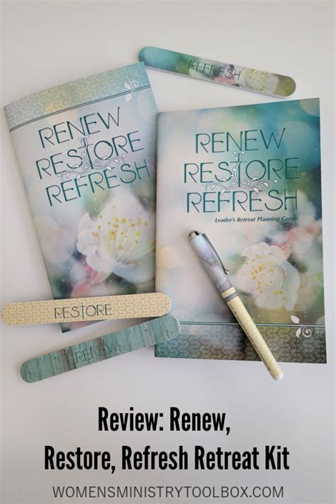 Review Renew Restore Refresh Retreat Kit Womens Ministry Toolbox