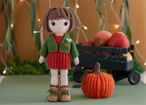 Autumn Doll Pumpkin Amigurumi Pattern Amigurumi Com