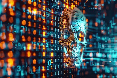 Premium Photo Computer Code On A Screen With A Skull Representing A