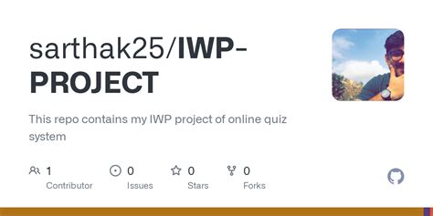 Github Sarthak25iwp Project This Repo Contains My Iwp Project Of Online Quiz System