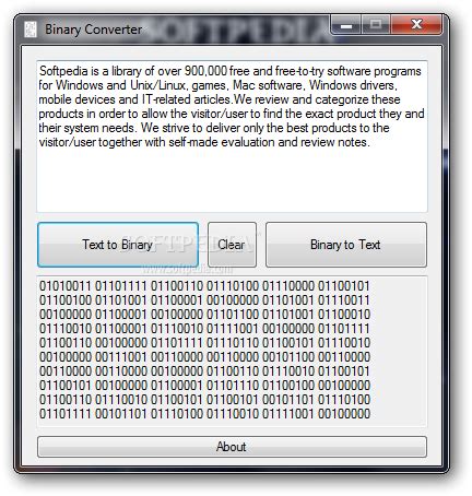 Binary Converter Download Softpedia