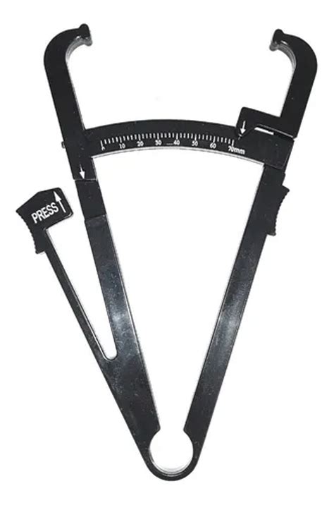 Adipômetro Analógico Medidor De Gordura Corporal 70mm Supermedy