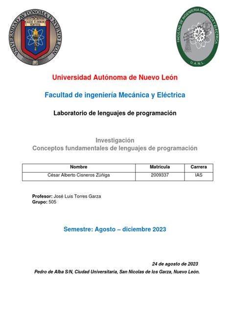 práctica no 1 investigación pdf lenguaje de programación sql