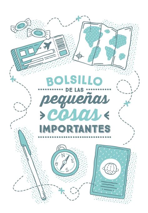 Map Of Small Important Things Pocket Illustration