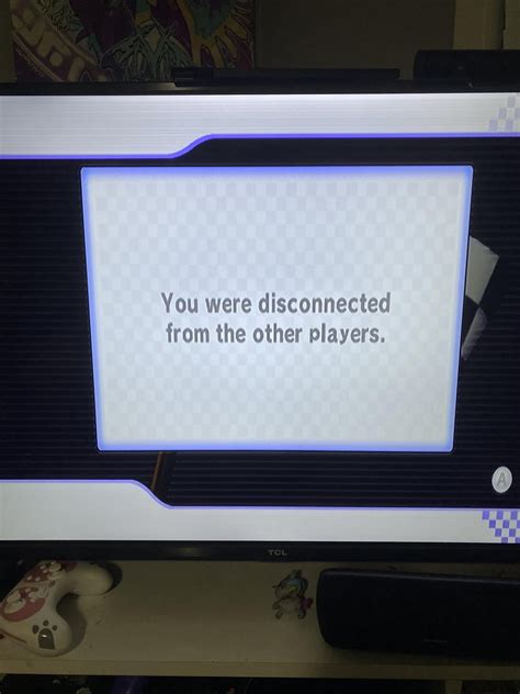 What Is Up With This Disconnect Message R Mariokartwii
