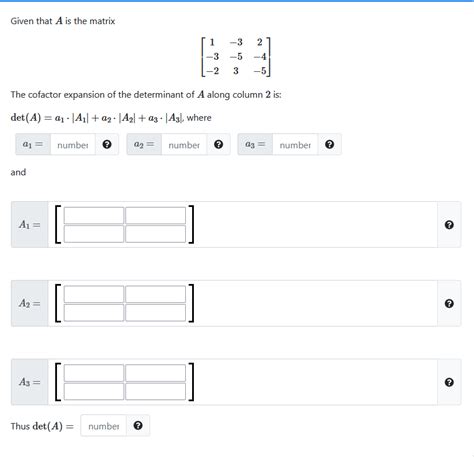 solved given that a is the matrix 1 3 2 3 5 4 2 3 5 or