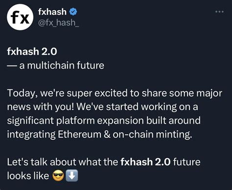The Status Quo Used To Be Tezos Surpassing Ethereum Now The Biggest Projects Need To Integrate