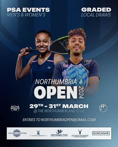 Poster 2024 Northumbria Squash