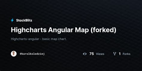 Highcharts Angular Map Forked StackBlitz