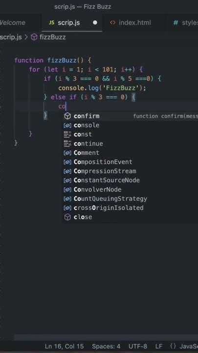 Fizz Buzz Javascript Project For Beginners Javascript Fizz Buzz