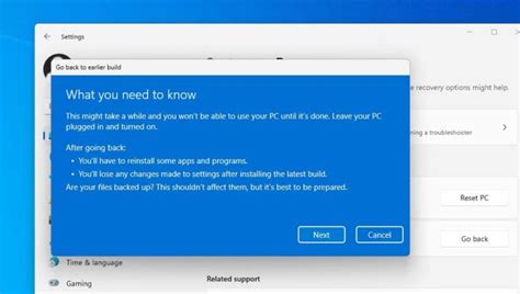 How To Uninstall Windows H Update Rollback Previous Build