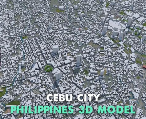 Cebu City Philippines 3d Model Flippednormals