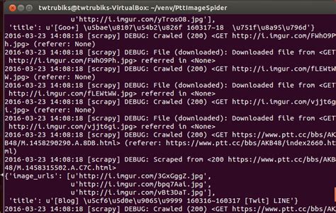 GitHub twtrubiks PttImageSpider PTT 圖片下載器 抓取整個看板的圖片並用文章標題作為資料夾的名稱 使用Scrapy