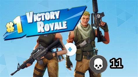 Fortnite 11 Kill Duo Win Youtube