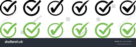 Check Box Icon Correct Accept Checkmark Stock Vector Royalty Free Shutterstock