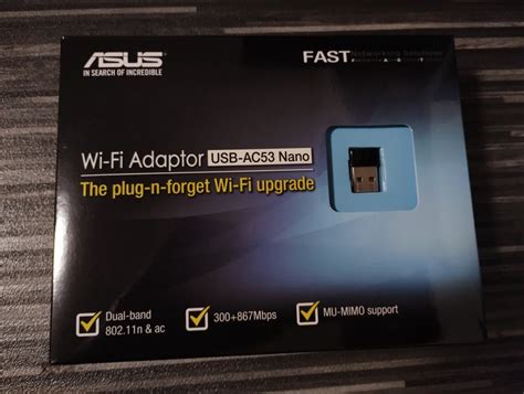 Asus Usb Ac Nano Usb Wi Fi Adapter Ac