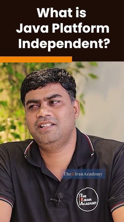 What Is Java Platform Independent Java Interview Question Shorts Kiransir Youtube