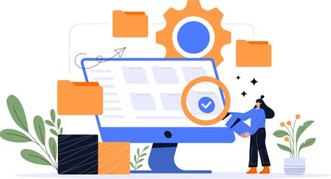 File Management Concept Illustration Modern Concept Of File Management