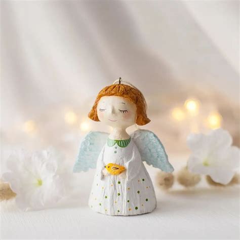 Папье маше Декор и игрушки On Instagram Елочная игрушка Ангел Папье маше Акриловые краски