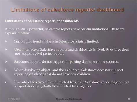 Reports And Dashboards Salesforce Pptx