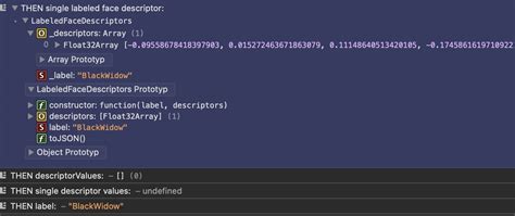 Getting Empty Array When Accessing Labeledfacedescriptor Issue Justadudewhohacks Face