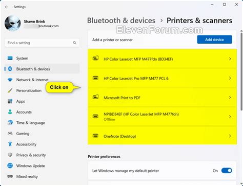 create print queue action center shortcut in windows 11 windows 11 forum
