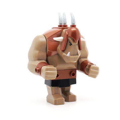 Lego Cas358 Big Figure Fantasy Era Troll Dark Tan With Copper Ar