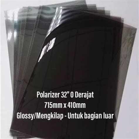 Jual Polarizer Film LCD Monitor TV 32 Inch 0 Derajat Polarized Polaris Shopee Indonesia