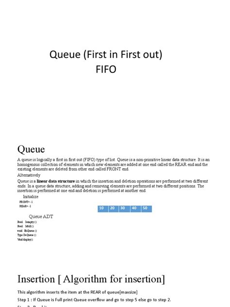 Queue First In First Out Fifo Download Free Pdf Queue Abstract