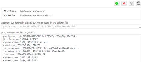 Create Edit And Check Ads Txt For Any WordPress Website Ad Inserter Pro