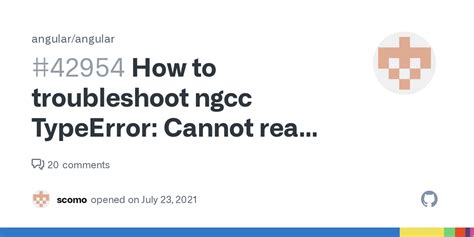 How To Troubleshoot Ngcc Typeerror Cannot Read Property Filename Of