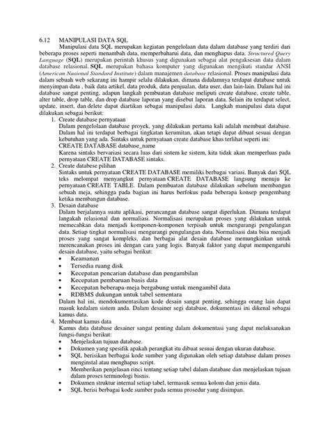 61 Manipulasi Data Sql Pdf