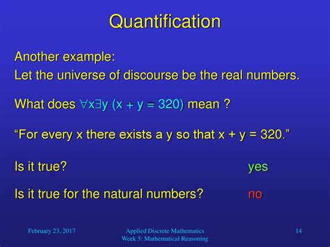 Applied Discrete Mathematics Week 5 Mathematical Reasoning Ppt Download