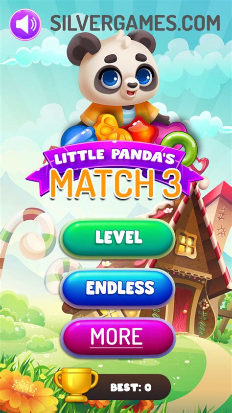 Little Pandas Match 3 Play Online On Silvergames