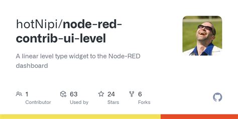 GitHub HotNipi Node Red Contrib Ui Level A Linear Level Type Widget