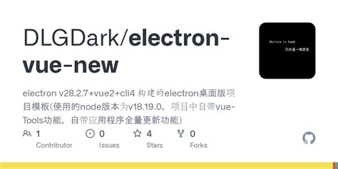 Github Dlgdarkelectron Vue New Electron V2827vue2cli4 构建的
