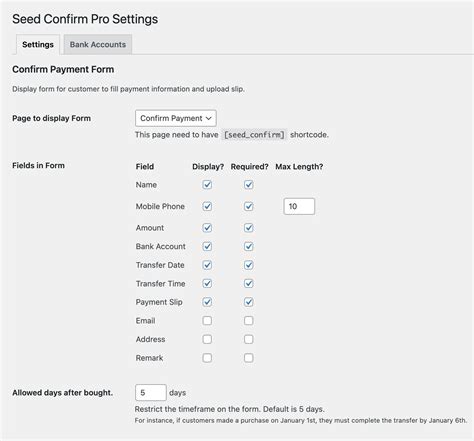 การตั้งค่าพื้นฐาน Seed Webs Docs