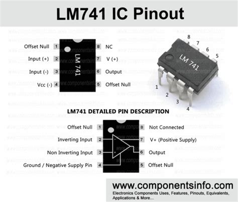 Lm741 Op Amp Ic Arduino Shop