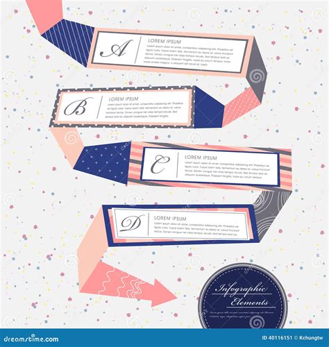 Creative Flow Chart Infographics Design Stock Vector Image