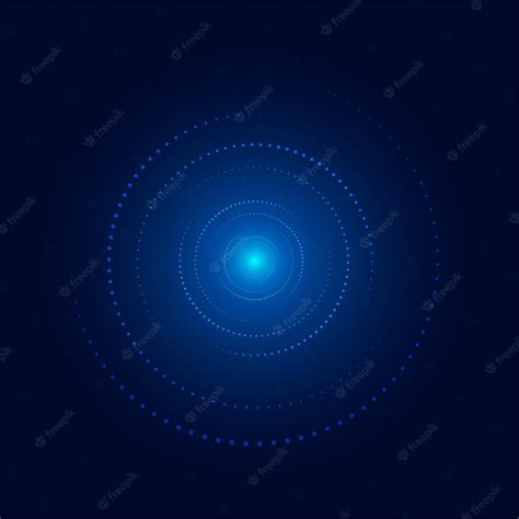 Premium Vector Big Data Technology Circle Design Background Internet Connection Abstract Sense