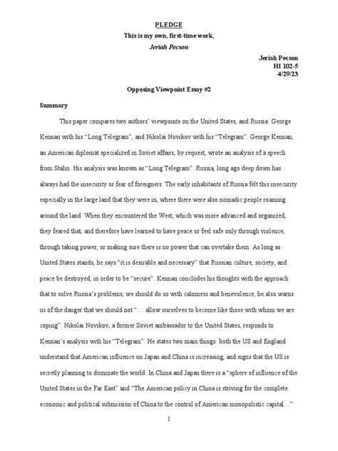 Opposing Viewpoints Essay Template Sp 2023 Pdf Religion And Spirituality
