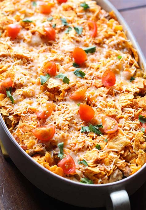 Doritos Casserole The Best Taco Casserole Cookies And Cups