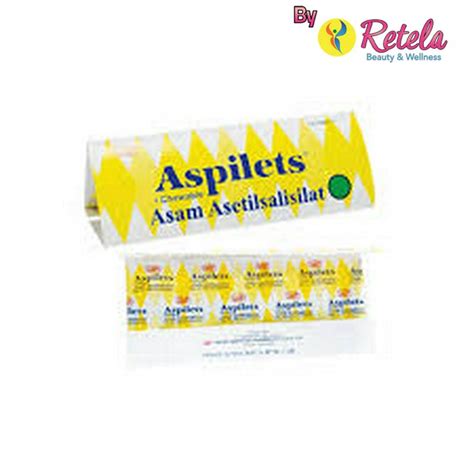 Jual Aspilet Chewable Tablet 100`s Shopee Indonesia
